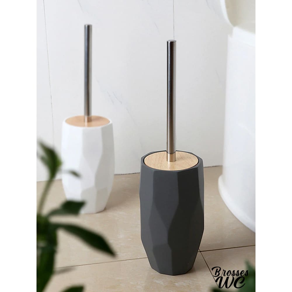Brosse wc résine gris ou blanc | Brosses WC